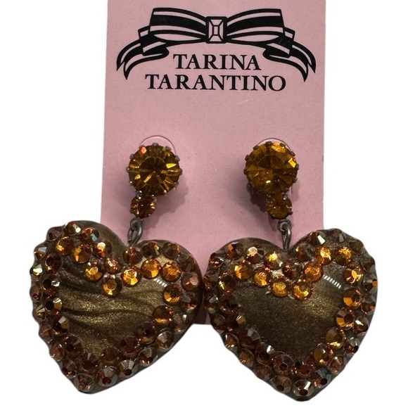 Tarina Tarantino | Jewelry | Tarina Tarantino Heart Earrings | Poshmark